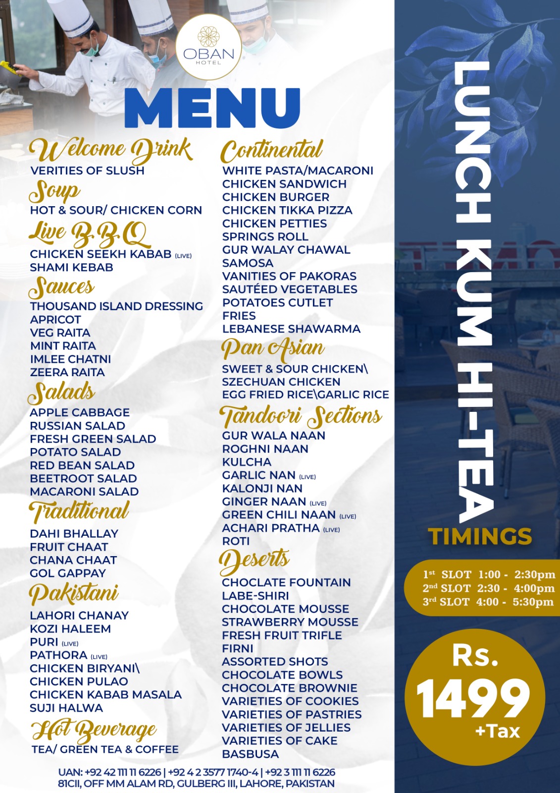QR Menu - Oban Hotel