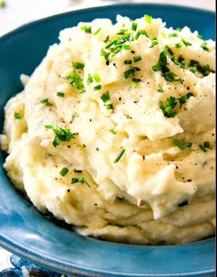 Mashed Potatoes with Sauteed Vegetables